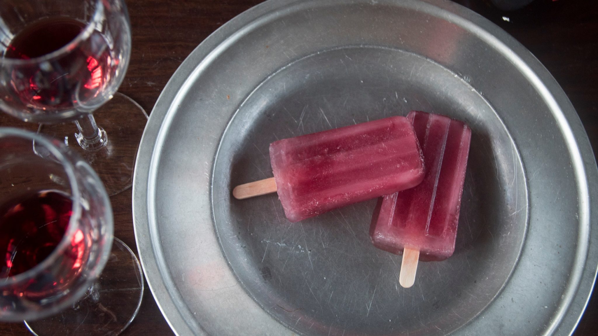 Red Wine Popsicles